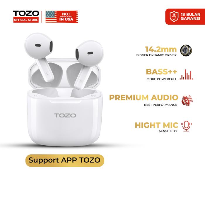 Promo Tozo A3 Wireless Earbuds Bluetooth 5.3 half In-Ear Lightweight ...