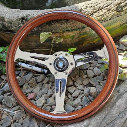 Jual Nardi Wood Kayu Stir Racing Klasik Nardi Torino Wood Kayu Chrome ...