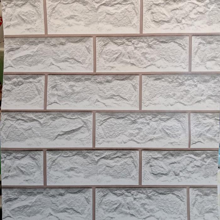 Jual Wallstiker dinding Pvc Premium motif batu bata/alam - batu abu 3d ...