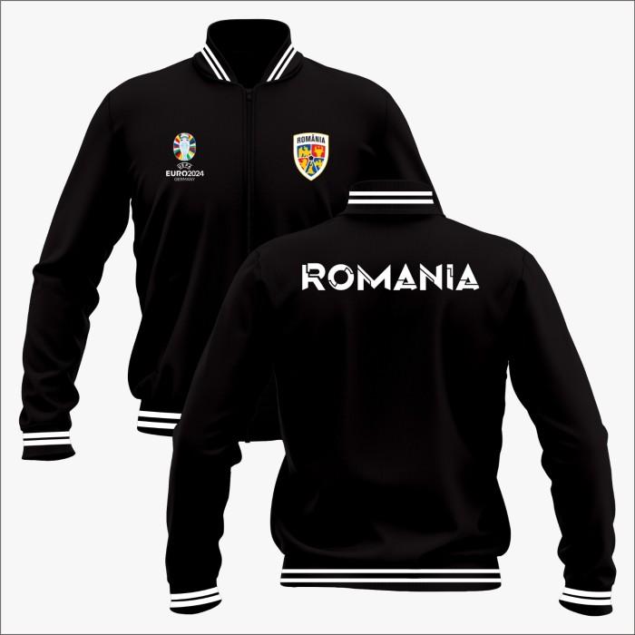 Jual JAKET SWEATER BOMBER VARSITY JERSEY BOLA TIMNAS ROMANIA RUMANIA ...