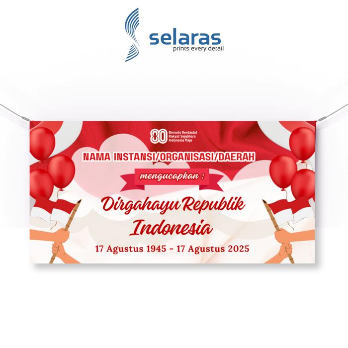Jual Cetak Spanduk / Banner Spesial Kemerdekaan 17 Agustus Free ...