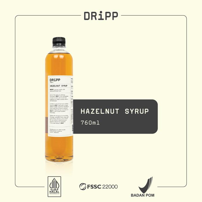 Jual DRiPP Hazelnut Syrup - Perasa Minuman Berbentuk Sirup Hazelnut ...