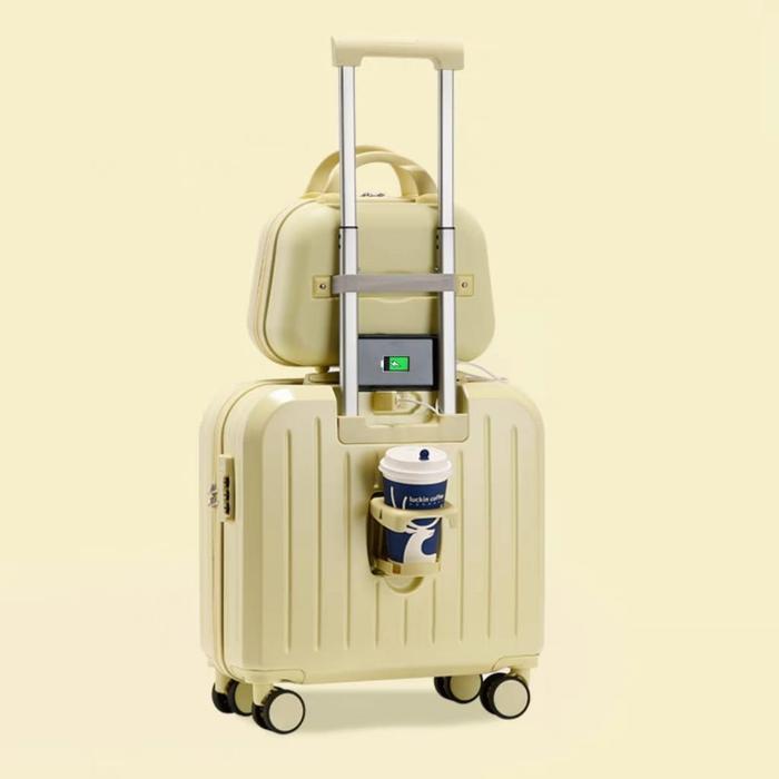 Promo FS168 A315 New Koper Kabin Mini 18 Inchi dengan Roda Berputar 360 ...