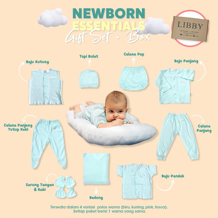 Promo LIBBY Baby Gift Set-Paket Lahiran Bayi-Paket Newborn-Paket Brojol ...