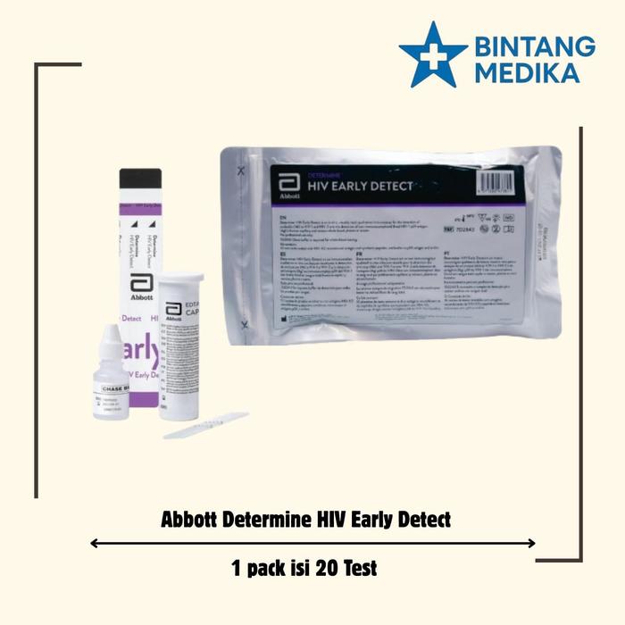 Jual BINTANG MEDIKA Abbott Determine HIV Early Detect 1 Set Lengkap ...