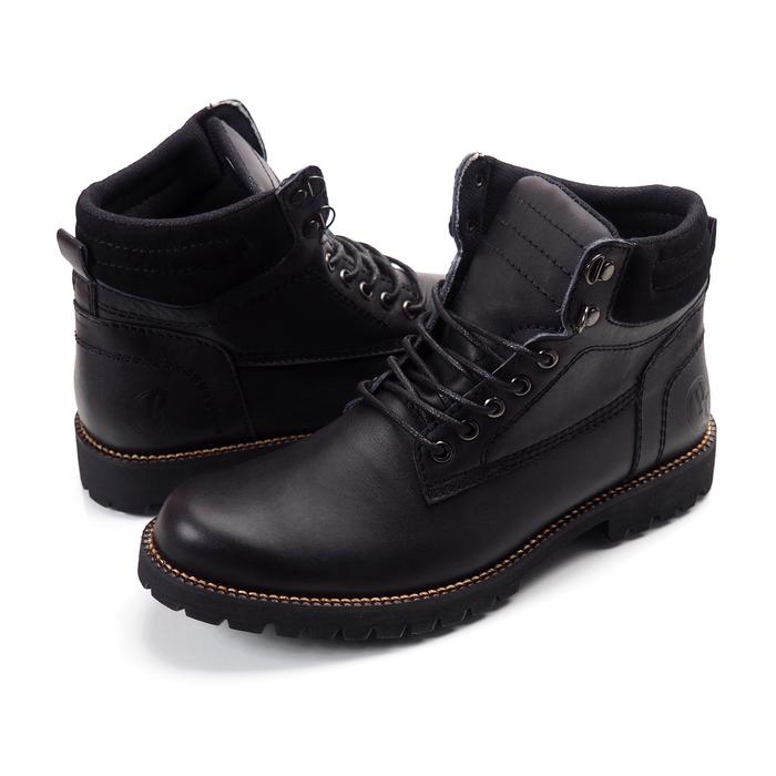 Promo PENTATONIC BLACK (KULIT ASLI) |ManNeedMe x Reyl| Sepatu Safety ...
