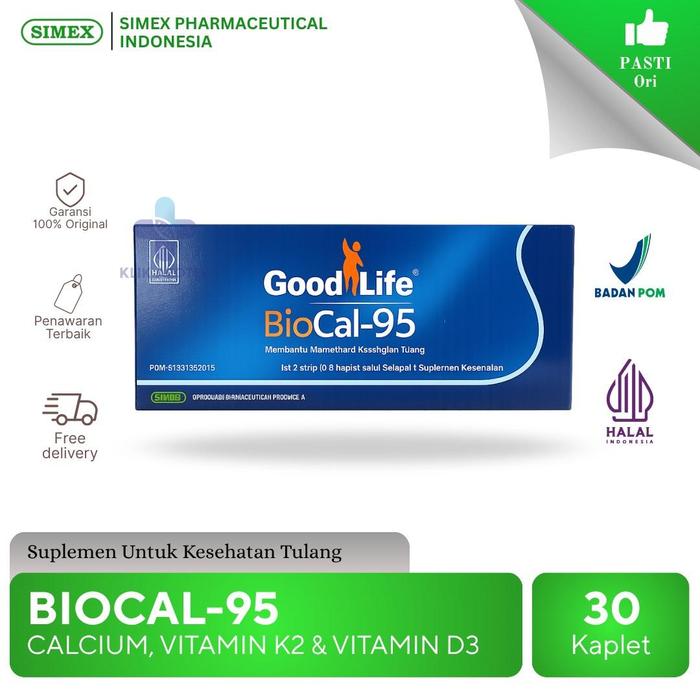 Promo Biocal-95 30 Tablet - Bio Cal 95 - Calcium Ibu Hamil & Menyusui ...