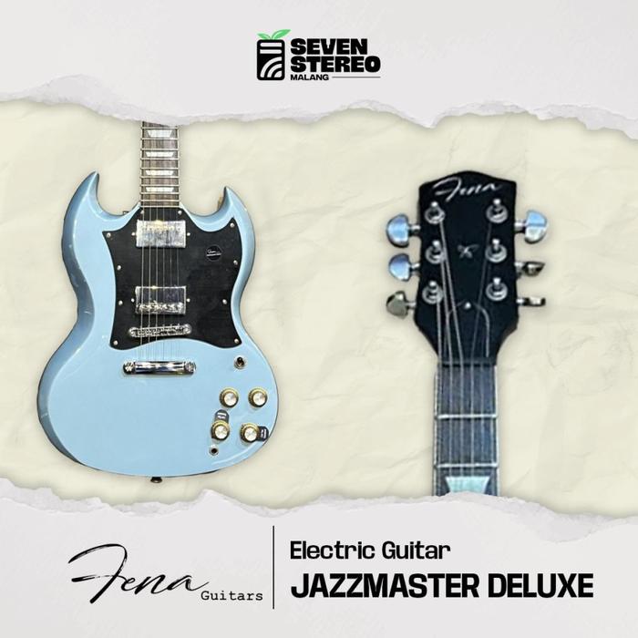 Jual FENA Guitars SG Series Electric Guitar - Gitar Elektrik - Ice Blue ...