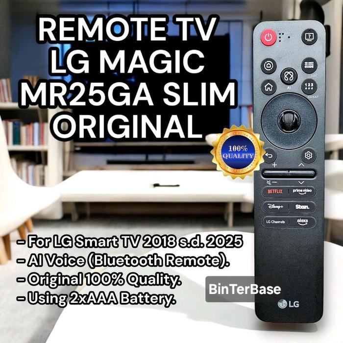 Jual Remote Magic remot Smart TV LG MR25GA Slim AI Voice Ori 100% Original MR 25 GA for UT UR UQ ...