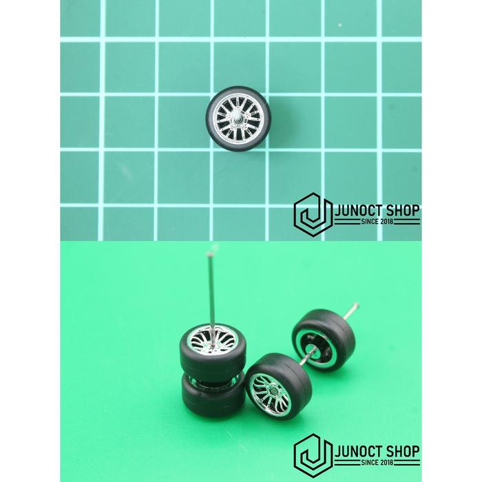 Jual Wheel Velg Ban Karet 1:64 M012 Multi Spoke Wheels - 12 spoke Weels ...