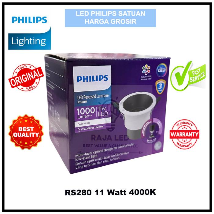 Jual PHILIPS LED SEMI R-SPOT SPOTLIGHT RECESSED LUMINAIRE RS280 G2 RC ...