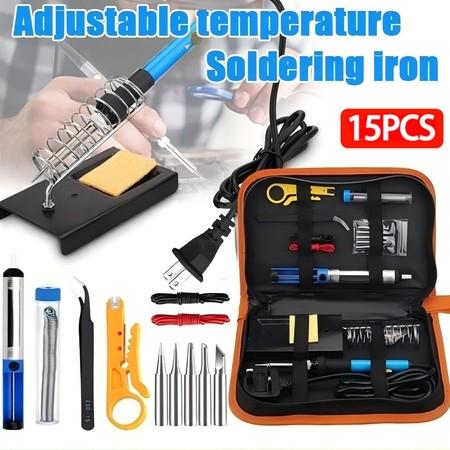 Promo Set Besi Solder Portabel 60W 220V Set Besi Elektronik Kit Besi ...