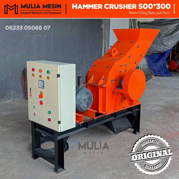 Jual hammer crusher HC 500x300 / Mesin pembuat pasir / Mesin giling ...