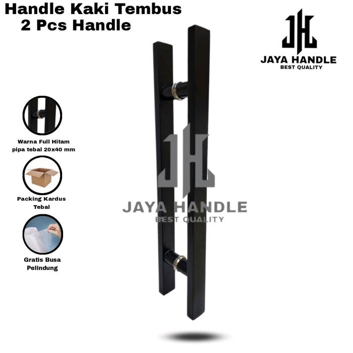 Jual Handle Pintu Kaca/ Kayu/ Alumunium/ Besi Dll 2 pcs Handle Baut ...