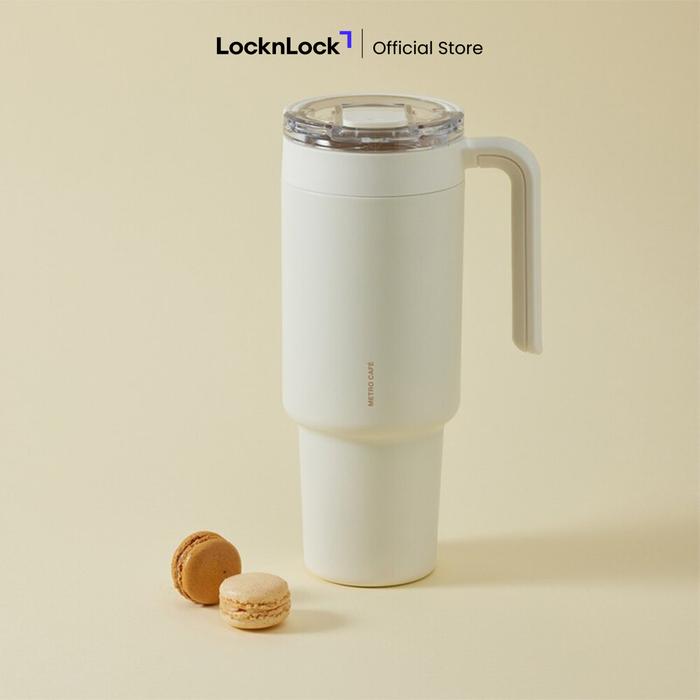Promo LocknLock Metro Cafe Dual Handle Ceramic Tumbler 1.2L - LHC4422 ...
