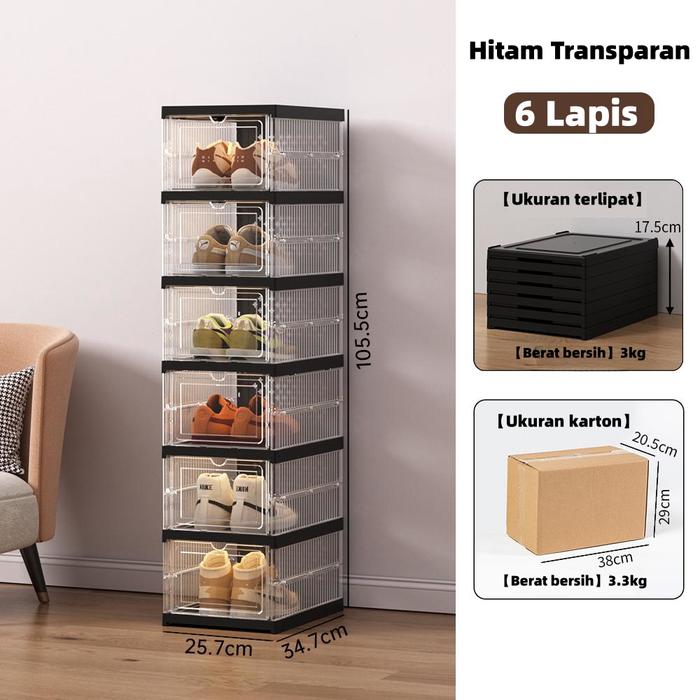 Promo Tidak perlu instalasi Lebih Tebal Dan Kuat Kotak Sepatu Ukuran ...