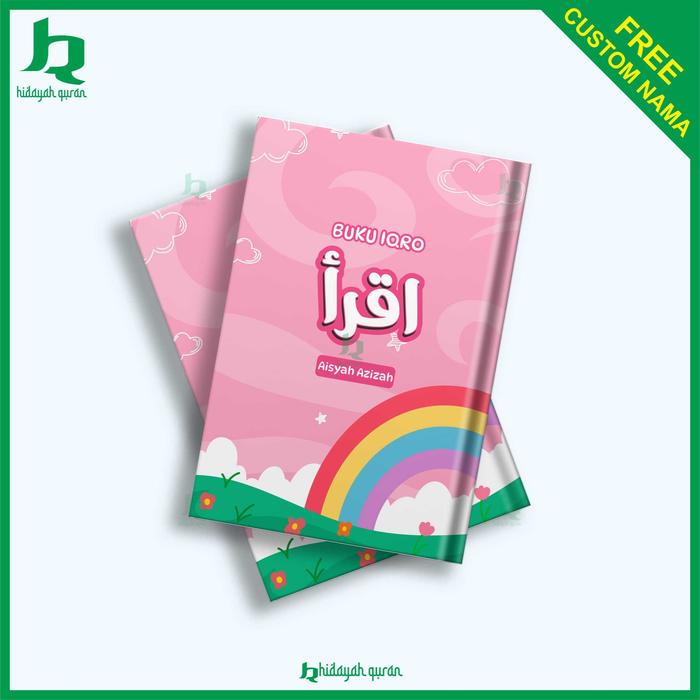 Promo IQRO custom bisa pakai nama lengkap 1-6 Hardcover Kado untuk anak ...