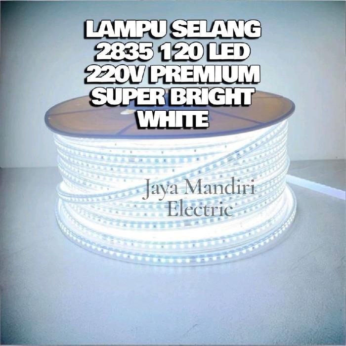 Jual Lampu Led Selang Premium 2835 120 Led 220v Warm White 100m / Led ...