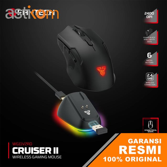 Jual Gaming Mouse Fantech Cruiser II WG11V2RD - Black - Kota Denpasar ...