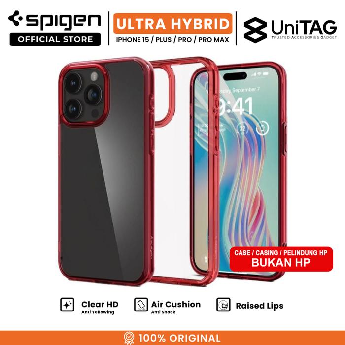 Promo SPIGEN Case for iPhone 15 Pro Max Plus Ultra Hybrid MagFit ...