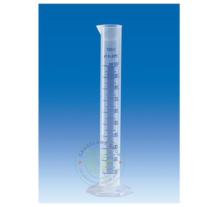 Jual Vitlab Measuring Cylinder PP 500 ML - Gelas Ukur Plastik PP 500 ml - Garis Biru - Jakarta ...