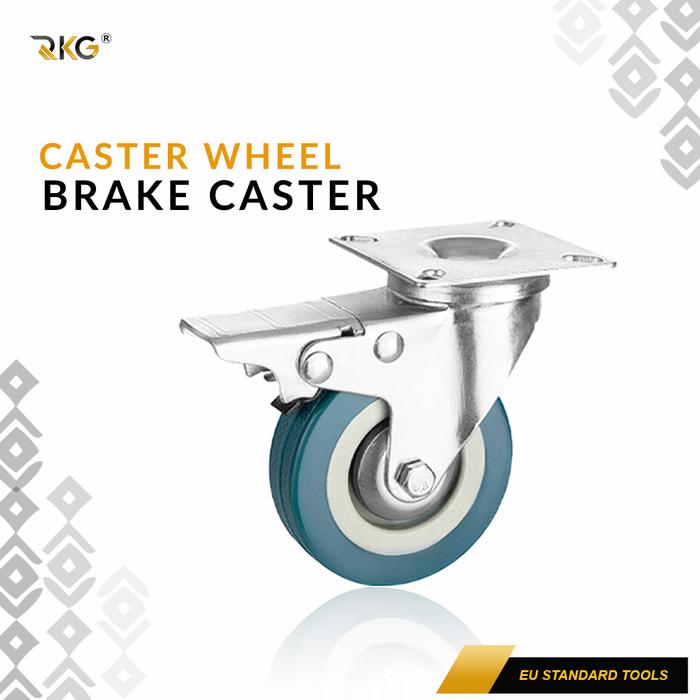 Promo Roda Caster PVC Troli 3 Inch Furnitur Rak Serbaguna Industrial ...