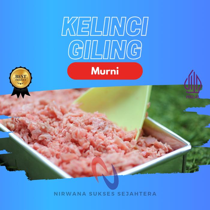 Jual DAGING KELINCI GILING MENTAH / MINCED RABBIT RAW FOOD (ANJING ...