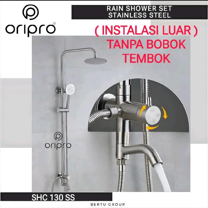 Jual RAIN SHOWER TIANG SET KERAN AIR COLUMN KRAN SOWER TANPA BOBOK ...
