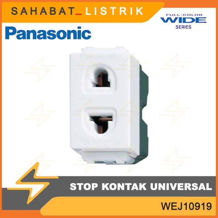 Jual PANASONIC WIDE-SERIES SAKLAR SERI ENGKEL STOP KONTAK TV DATA TELP ...