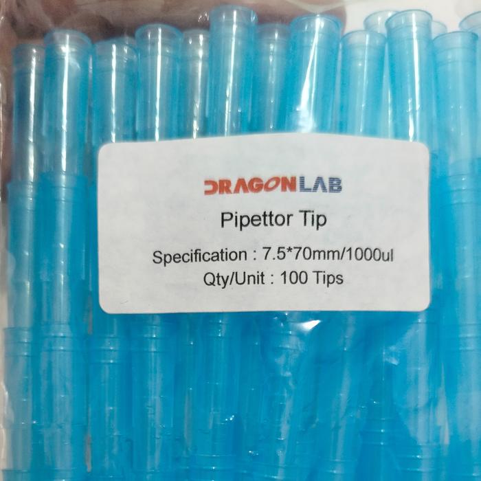Jual Micropipette Tip Universal Blue Tip merk Dragonlab Joanlab Mikro ...