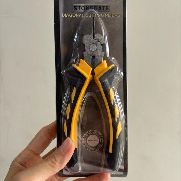 Jual Tang Kombinasi 6 Inch 7 Inch 8 Inch Gagang Karet Hitam Kuning ...