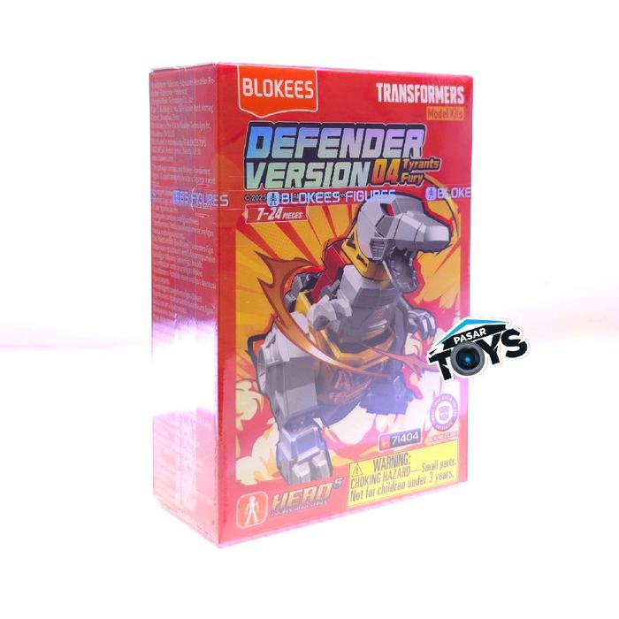 Jual Blokees Figures Transformers Defender Version 04 Tyrants Fury DV04 ...