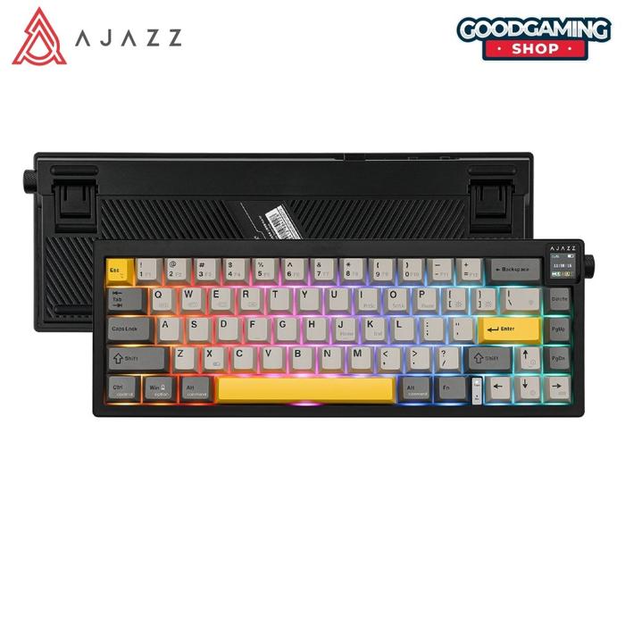 Promo Ajazz AK650 PRO 65% Led 3mode Trimode Wireless Wired Connection ...