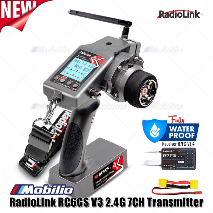 Jual Radiolink RC6GS V3 7 Channels RC Transmitter and Receiver R7FG ...