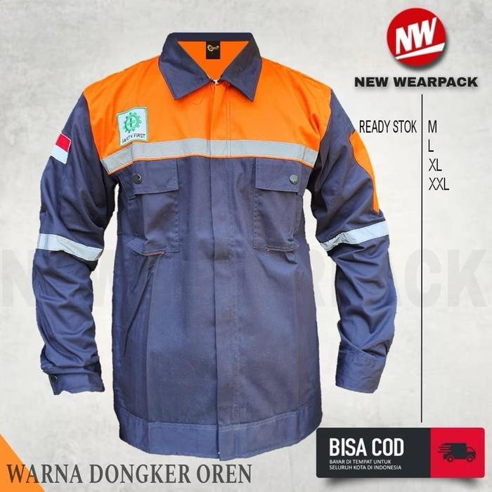 Jual Pakaian Kerja Lapangan / APD / K3 / Lengan panjang / Safety First ...