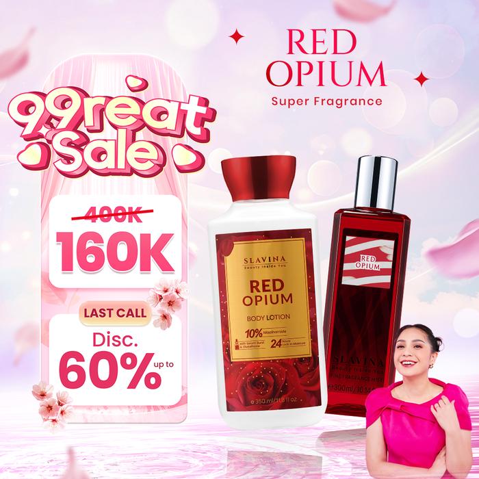 Jual SLAVINA Body Mist + Body Lotion BUNDLE ISI 2 | Hand Body Lotion Pencerah Kulit Fragrance ...