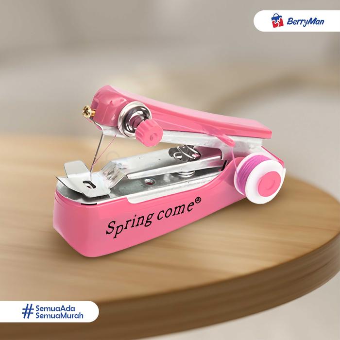 Promo Mesin Jahit Tangan Mini Portable Springcome Handheld Sewing ...