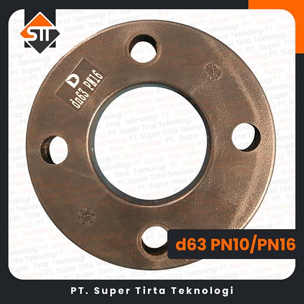 Jual 2in d63 Flange / Backing Ring PPGF ISO/DIN PN10/PN16 untuk Stub ...