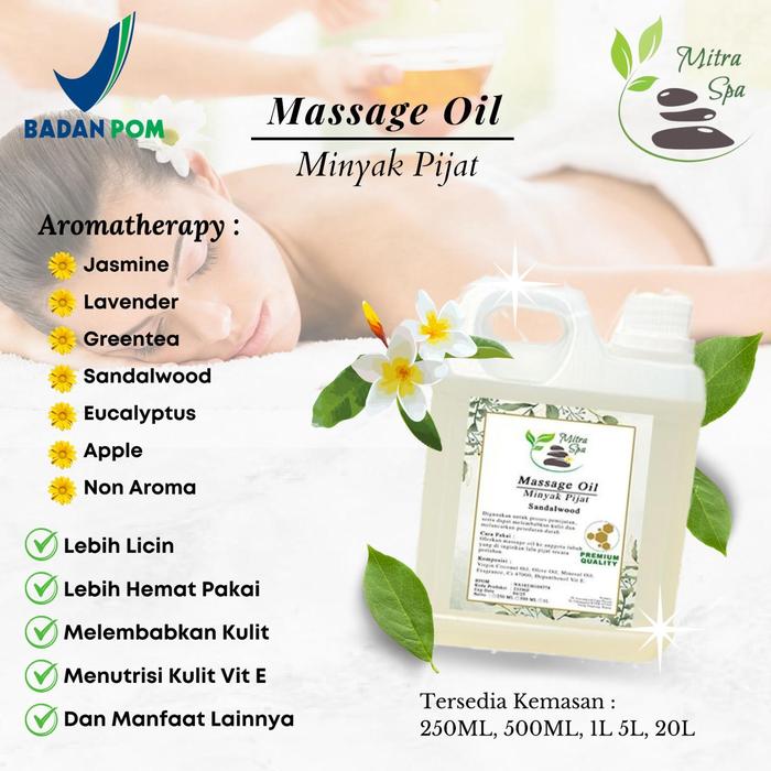Jual MitraSpa Minyak Pijat 1 Liter Oil Massage Aromaterapi SPA & Reflexy - jasmine - Jakarta ...