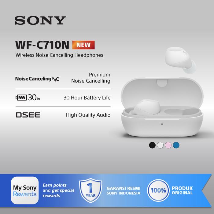 Promo SONY WF-C710N Noise Cancelling Truly Wireless / WFC710N / 710 ...