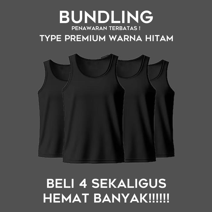 Promo [4 Pcs Lebih Murah] SWAN SHOGUNAVO Kaos Singlet Pria Swan Brand ...