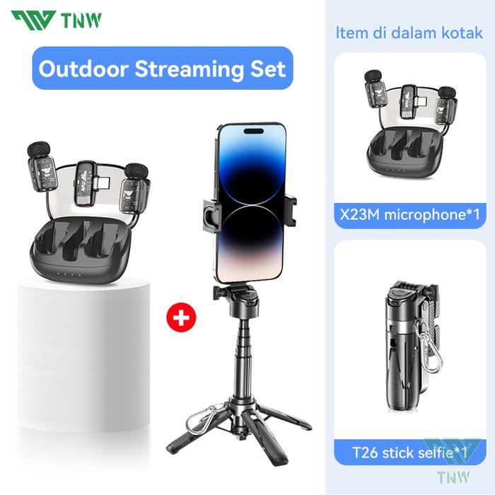 Promo TNW T26 Extendable Grip Tripod Mini Selfie Stick Remote Control ...