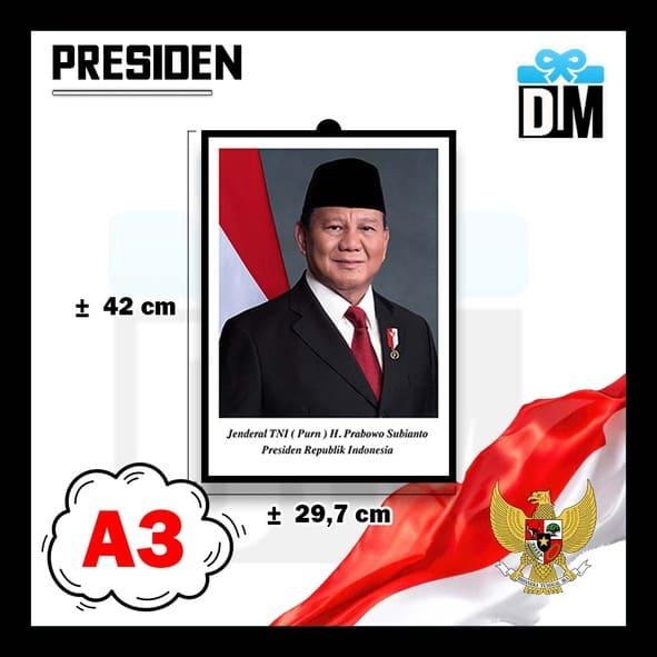 Jual Poster CETAK FOTO PRESIDEN DAN WAKIL PRESIDEN / foto presiden dan ...