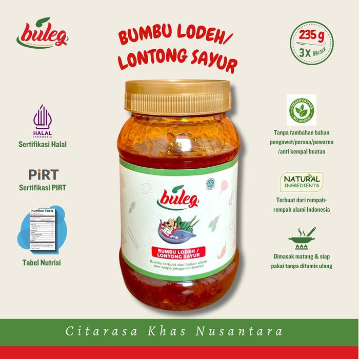 Jual Buleg Bumbu Lodeh | Lontong Sayur - Kemasan Botol - - - Kota ...