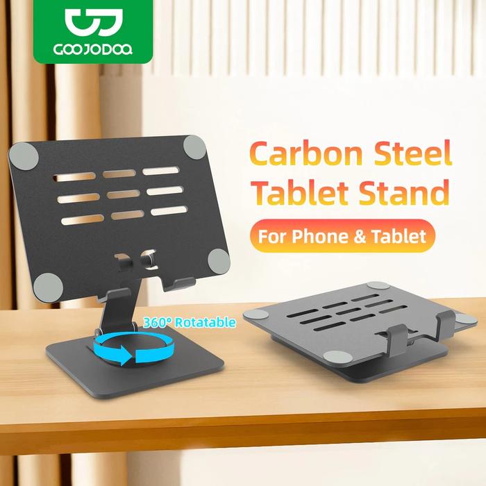 Promo GOOJODOQ 360 Rotating Universal Alloy Stand Holder for Phone ...