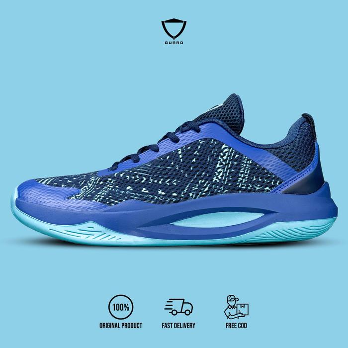 Jual SEPATU BASKET GDZ1 / GDZ1 BASKETBALL SHOES ORIGINAL - MID BLUE, 40 ...