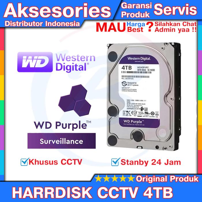 Jual HDD / Harddisk CCTV 4TB Cocok Untuk CCTV Stand By 24 Jam ...