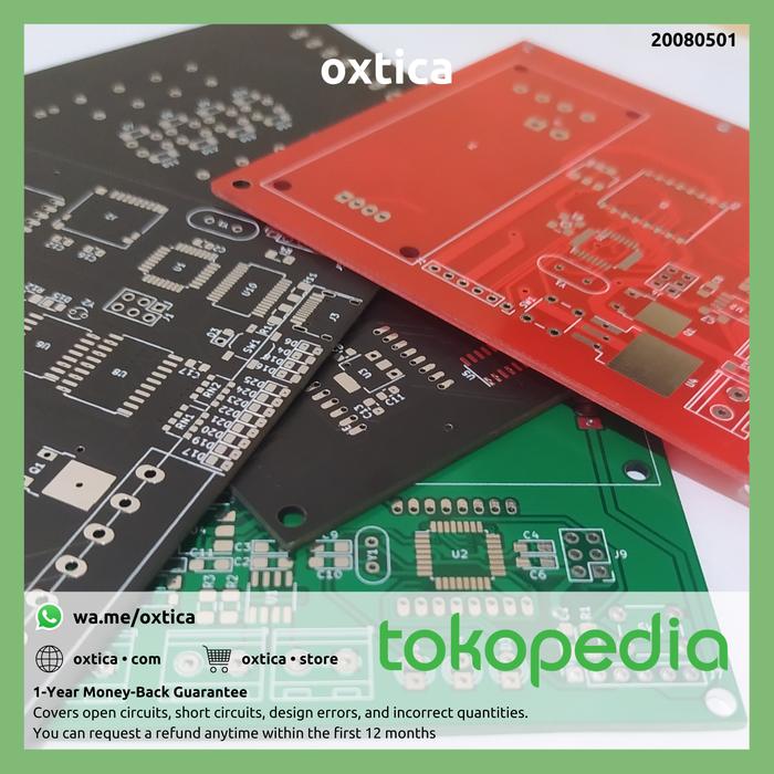 Jual Cetak PCB 2 Layer - Single Layer or Double Layer - Hijau, D ...