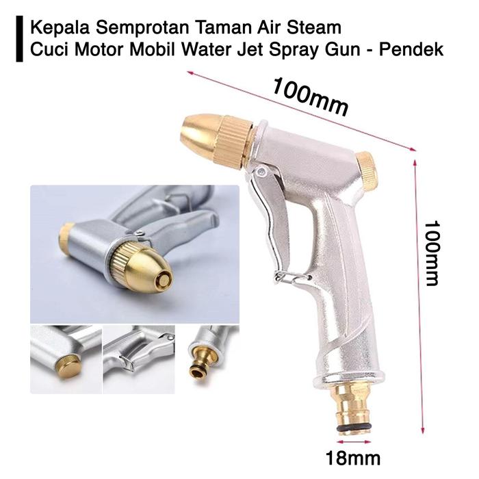 Jual Kepala Semprotan Taman Air Steam Cuci Motor Mobil Water Jet Spray ...