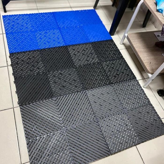 Jual LANTAI GARASI MODULAR 40CM INTERLOCK FLOORING GARASI MODERN - Abu ...